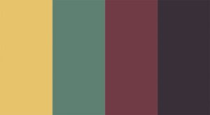 Contrast color palette inspired by Rene Magritte - DaaleelaB