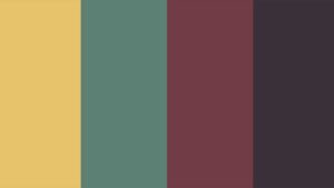 Contrast color palette inspired by Rene Magritte - DaaleelaB